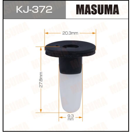 MASUMA KJ-372, Клипса пластиковая Masuma. Бренд автозапчастей №1 в России