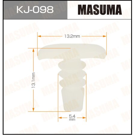 MASUMA KJ-098, Клипса пластиковая Masuma — бренд автозапчастей №1 в России