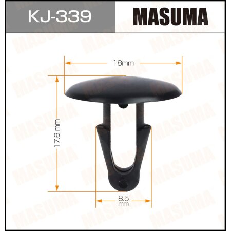 MASUMA KJ-339, Клипса пластиковая Masuma. Бренд автозапчастей №1 в России