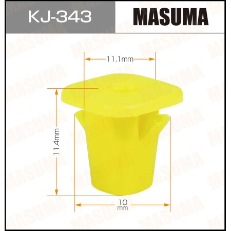 MASUMA KJ-343, Клипса пластиковая Masuma. Бренд автозапчастей №1 в России