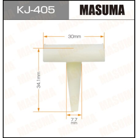 MASUMA KJ-405, Клипса пластиковая Masuma. Бренд автозапчастей №1 в России