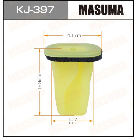 MASUMA KJ-397, Клипса пластиковая Masuma. Бренд автозапчастей №1 в России