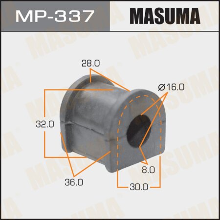 MASUMA MP-337, Втулка стабилизатора Masuma. Бренд автозапчастей №1 в России