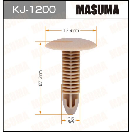 MASUMA KJ-1200, Клипса пластиковая Masuma. Бренд автозапчастей №1 в России
