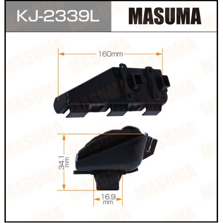 MASUMA KJ-2339L, Клипса пластиковая Masuma. Бренд автозапчастей №1 в России