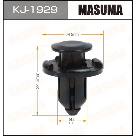 MASUMA KJ-1929, Клипса пластиковая Masuma. Бренд автозапчастей №1 в России