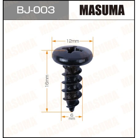 MASUMA BJ-003, Саморез MASUMA 6x16мм, набор 10шт. Бренд автозапчастей ...