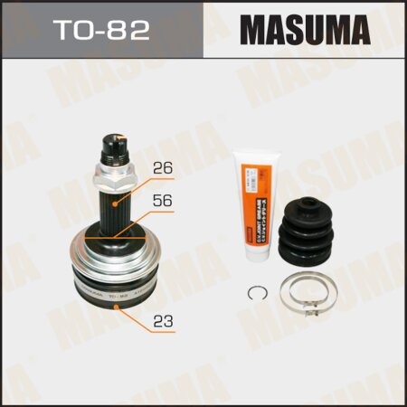 MASUMA TO-82, ШРУС наружный Masuma. Бренд автозапчастей №1 в России