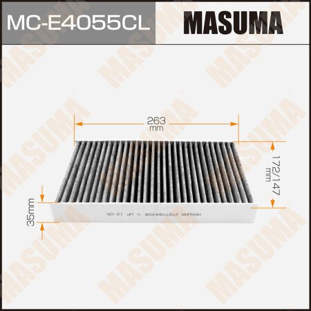 MASUMA MC-E4055CL, Фильтр салонный угольный. Бренд автозапчастей №1 в России