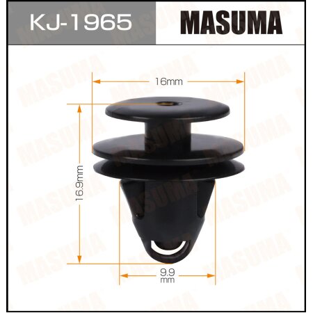 MASUMA KJ-1965, Клипса пластиковая Masuma. Бренд автозапчастей №1 в России
