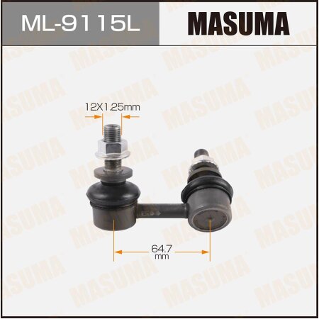 MASUMA ML-9115L, Стойка (линк) стабилизатора Masuma. Бренд автозапчастей №1 в России