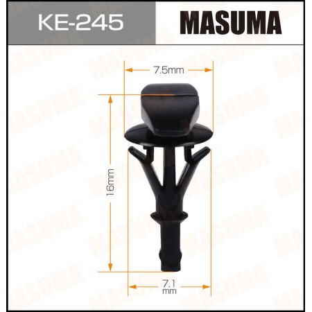 MASUMA KE-245, Клипса пластиковая Masuma. Бренд автозапчастей №1 в России
