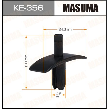 MASUMA KE-356, Клипса пластиковая Masuma. Бренд автозапчастей №1 в России