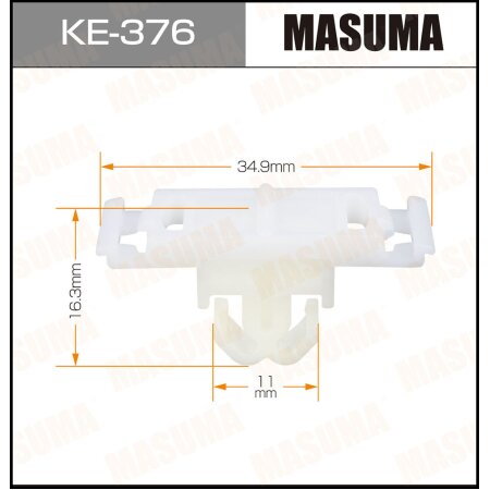 MASUMA KE-376, Клипса пластиковая Masuma. Бренд автозапчастей №1 в России