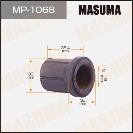 MASUMA MP-1068, Втулка рессоры Masuma. Бренд автозапчастей №1 в России