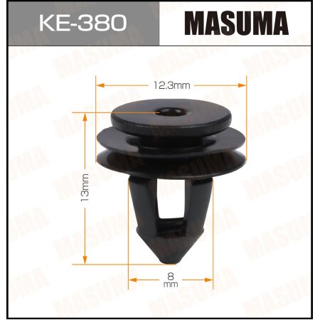 MASUMA KE-380, Клипса пластиковая Masuma. Бренд автозапчастей №1 в России
