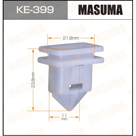 MASUMA KE-399, Клипса пластиковая Masuma. Бренд автозапчастей №1 в России