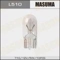MASUMA L510, Лампа W5W (W2.1x9.5d, T10) 12V 5W. Бренд автозапчастей №1 ...