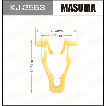 MASUMA KJ-2553, Клипса пластиковая Masuma. Бренд автозапчастей №1 в России