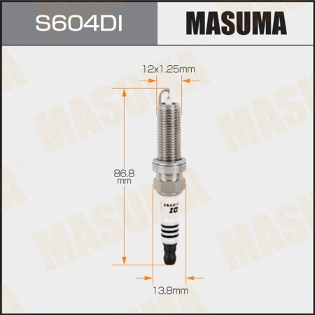 MASUMA S604DI, Свеча зажигания иридий+иридий DILKAR7D11H Masuma. Бренд ...