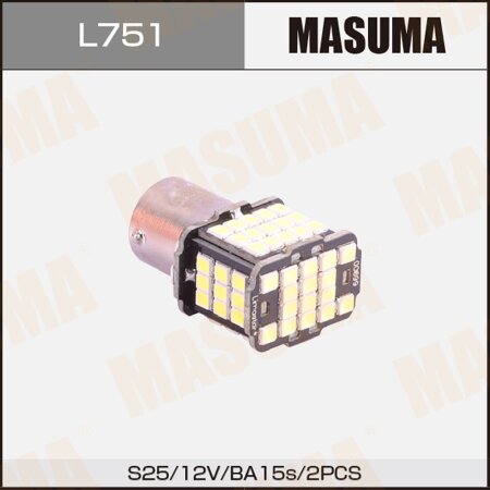 MASUMA L751, Лампы P21W (BA15s, S25) 12V 21W (LED) одноконтактные ...