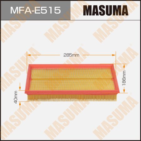 MASUMA MFA-E515, Фильтр воздушный Masuma. Бренд автозапчастей №1 в России