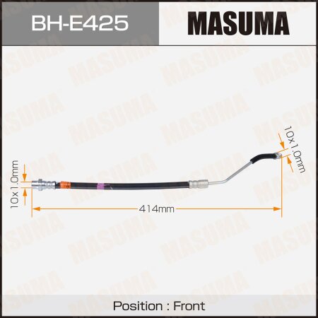 MASUMA BH-E425, Шланг тормозной Masuma. Бренд автозапчастей №1 в России
