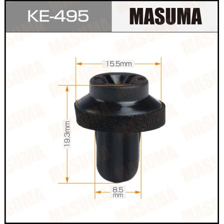 MASUMA KE-495, Клипса пластиковая Masuma. Бренд автозапчастей №1 в России