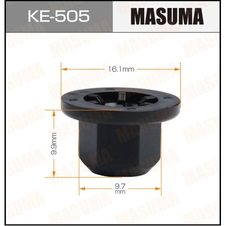 MASUMA KE-505, Клипса пластиковая Masuma. Бренд автозапчастей №1 в России