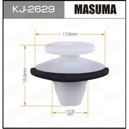 MASUMA KJ-2629, Клипса пластиковая Masuma. Бренд автозапчастей №1 в России