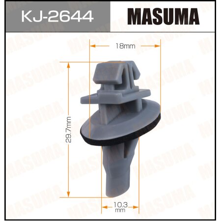 MASUMA KJ-2644, Клипса пластиковая Masuma. Бренд автозапчастей №1 в России