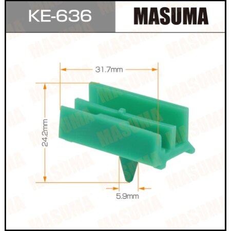 MASUMA KE-636, Клипса пластиковая Masuma. Бренд автозапчастей №1 в России
