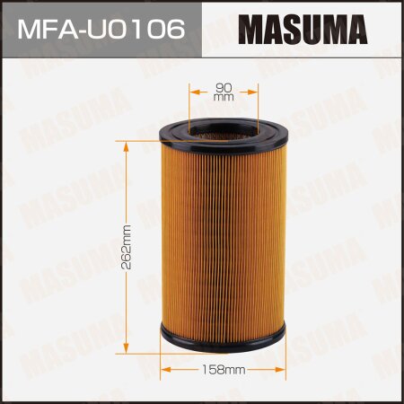 MASUMA MFA-U0106, Фильтр воздушный Masuma. Бренд автозапчастей №1 в России