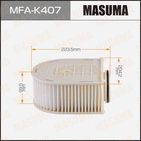 MASUMA MFA-K407, Фильтр воздушный Masuma. Бренд автозапчастей №1 в России