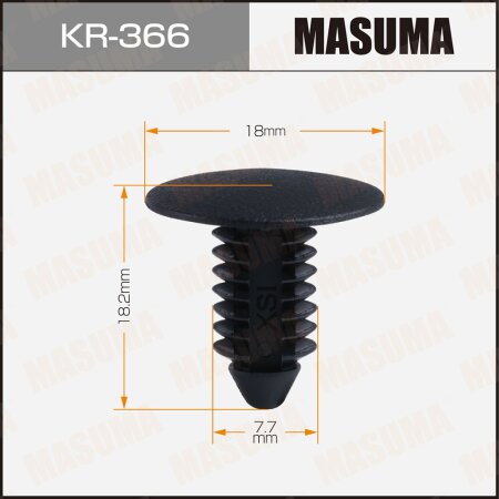 MASUMA KR-366, Клипса пластиковая Masuma. Бренд автозапчастей №1 в России