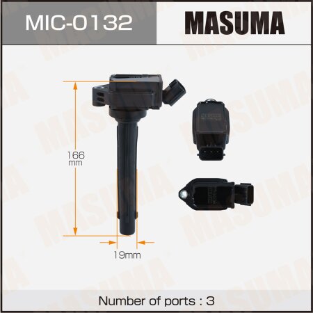 MASUMA MIC-0132, Катушка зажигания Masuma. Бренд автозапчастей №1 в России