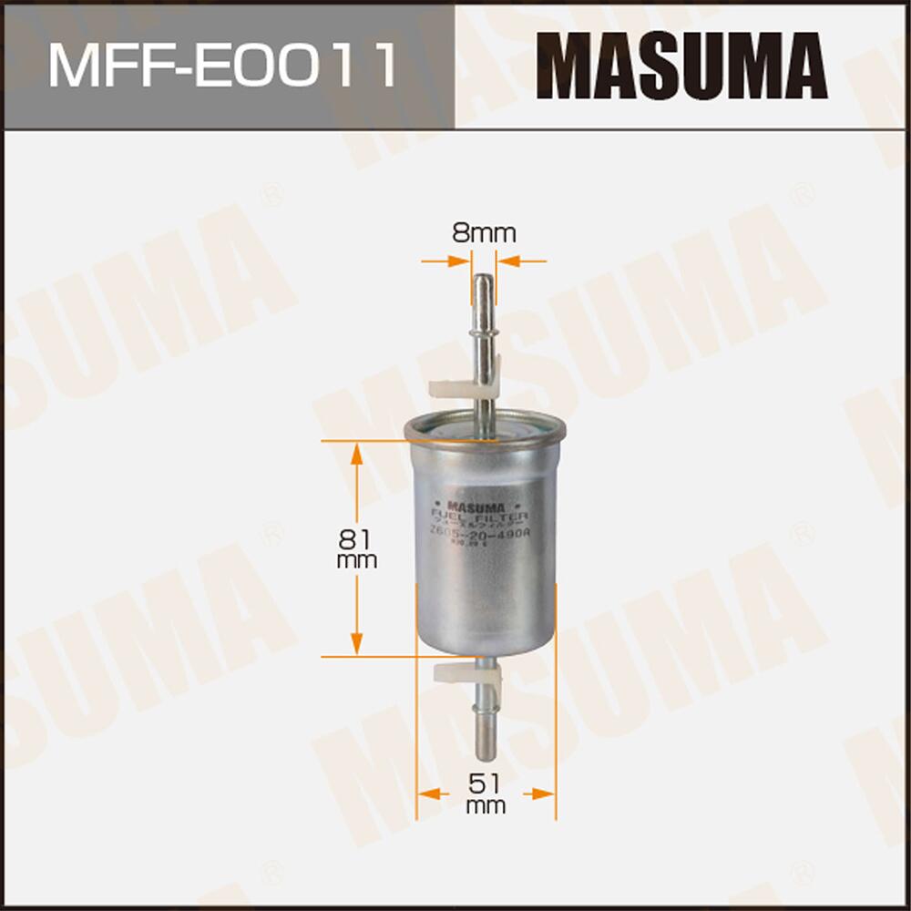 Фильтр топливный Masuma, MFF-E0011. | Masuma - запчасти для иномарок ...