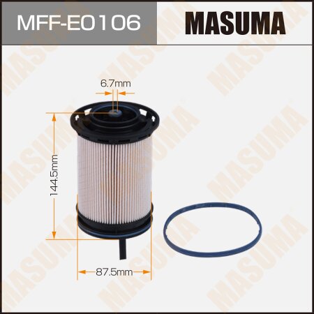 Фильтр топливный Masuma, MFF-E0106. | Masuma - запчасти для иномарок ...